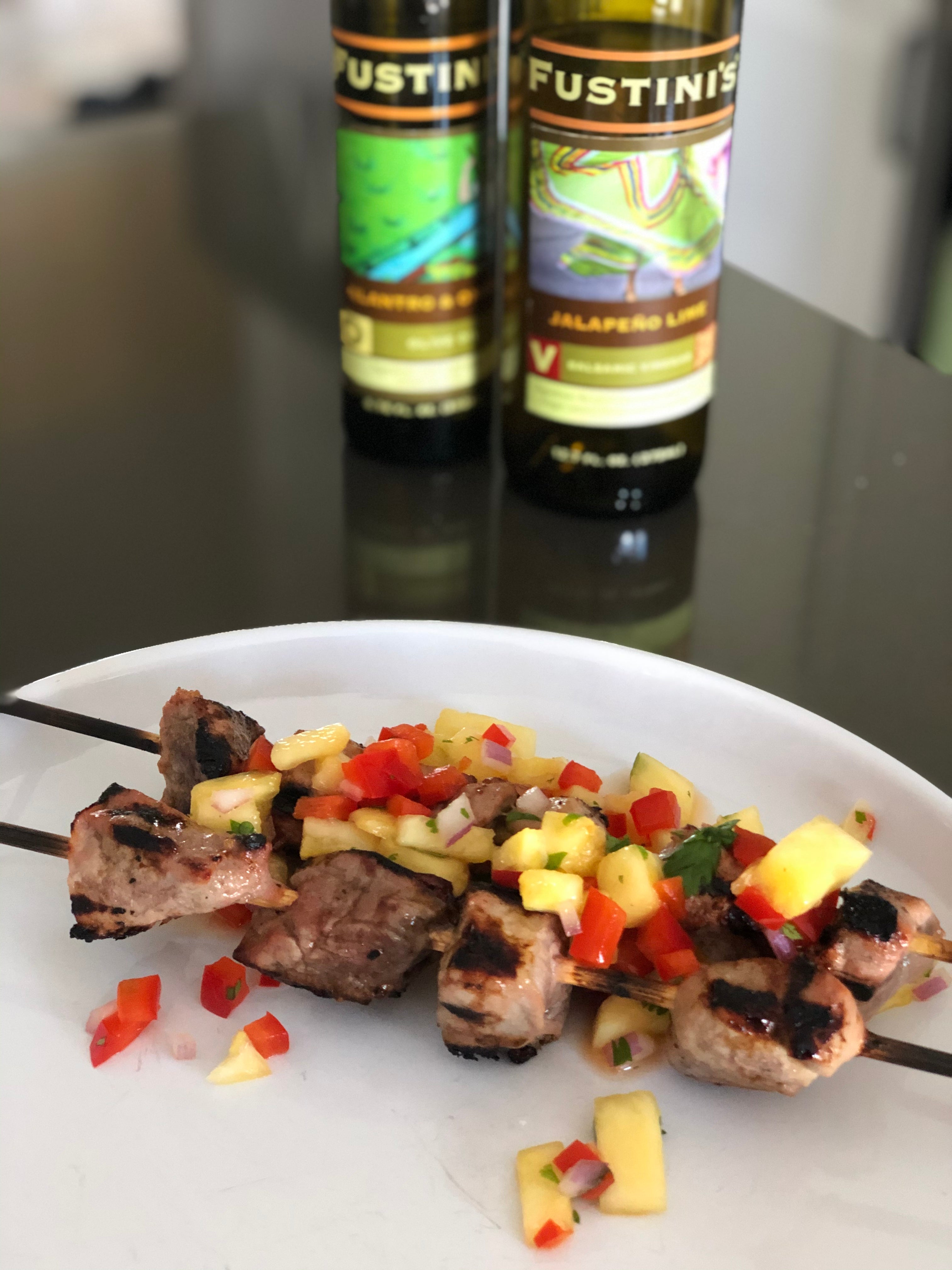 Grilled Pork with Pineapple Salsa – Fustini's Oils & Vinegars