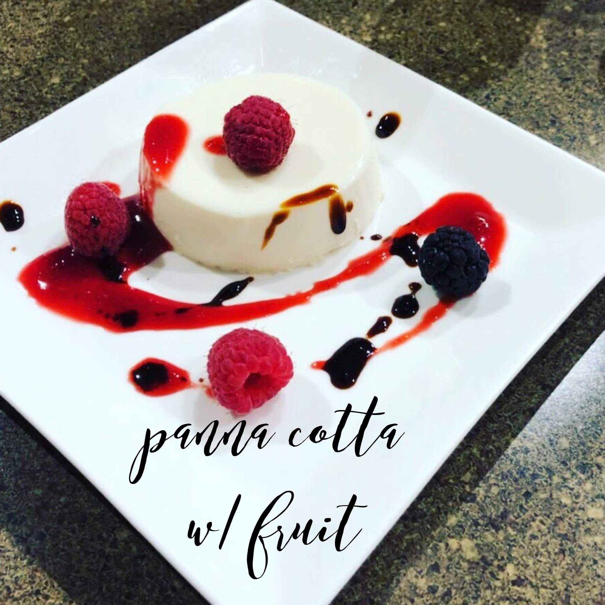 Panna Cotta with Fresh Fruit – Fustini's Oils & Vinegars