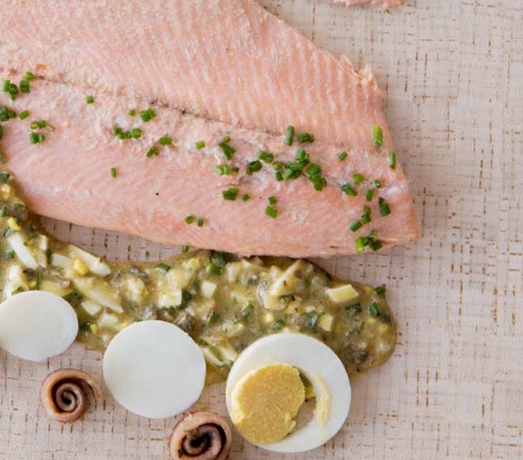 Poached Trout with Ravigote Sauce – Fustini's Oils & Vinegars