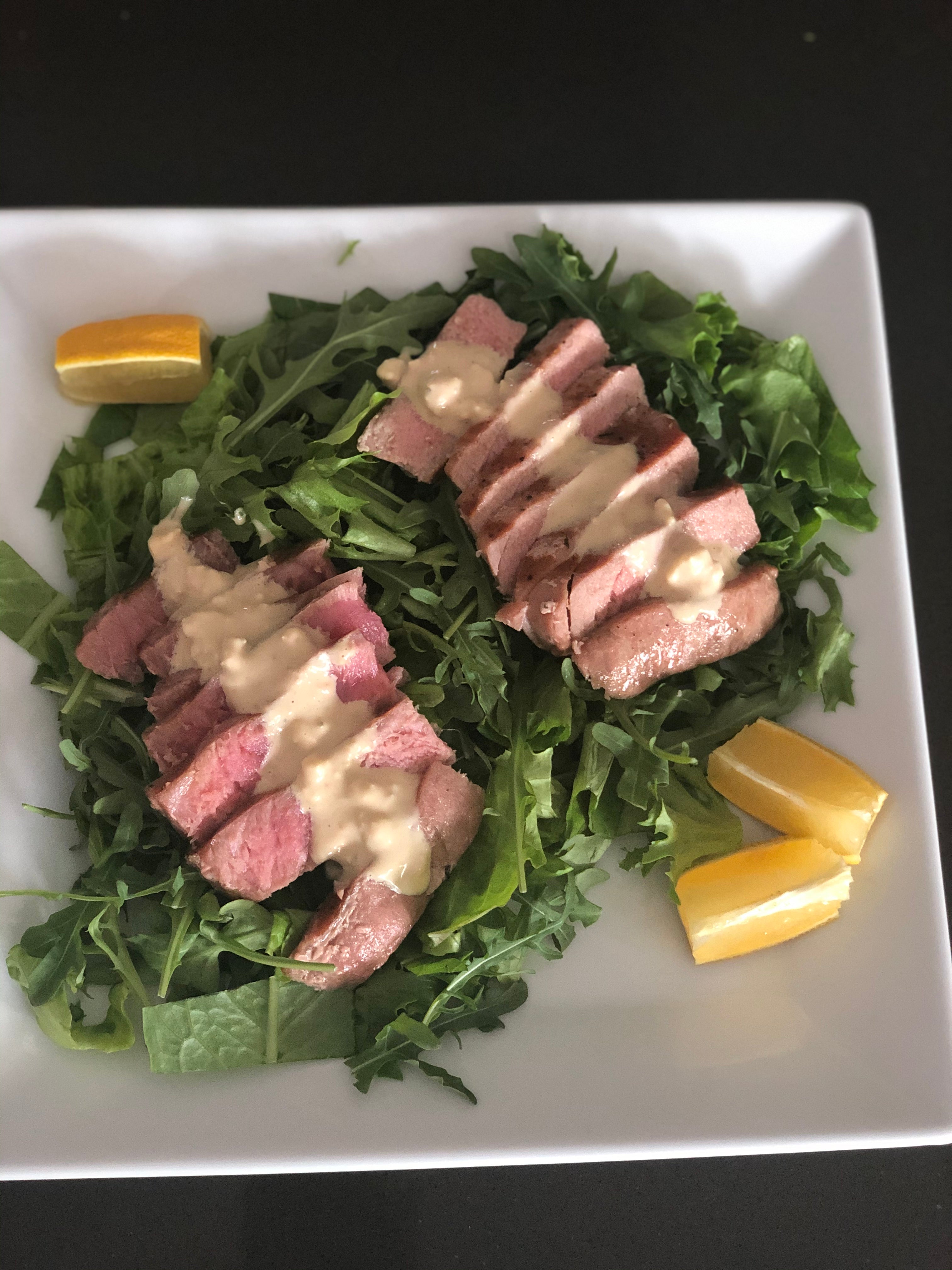 Grilled Tuna with Arugula and Blue Cheese Aioli – Fustini's Oils & Vinegars
