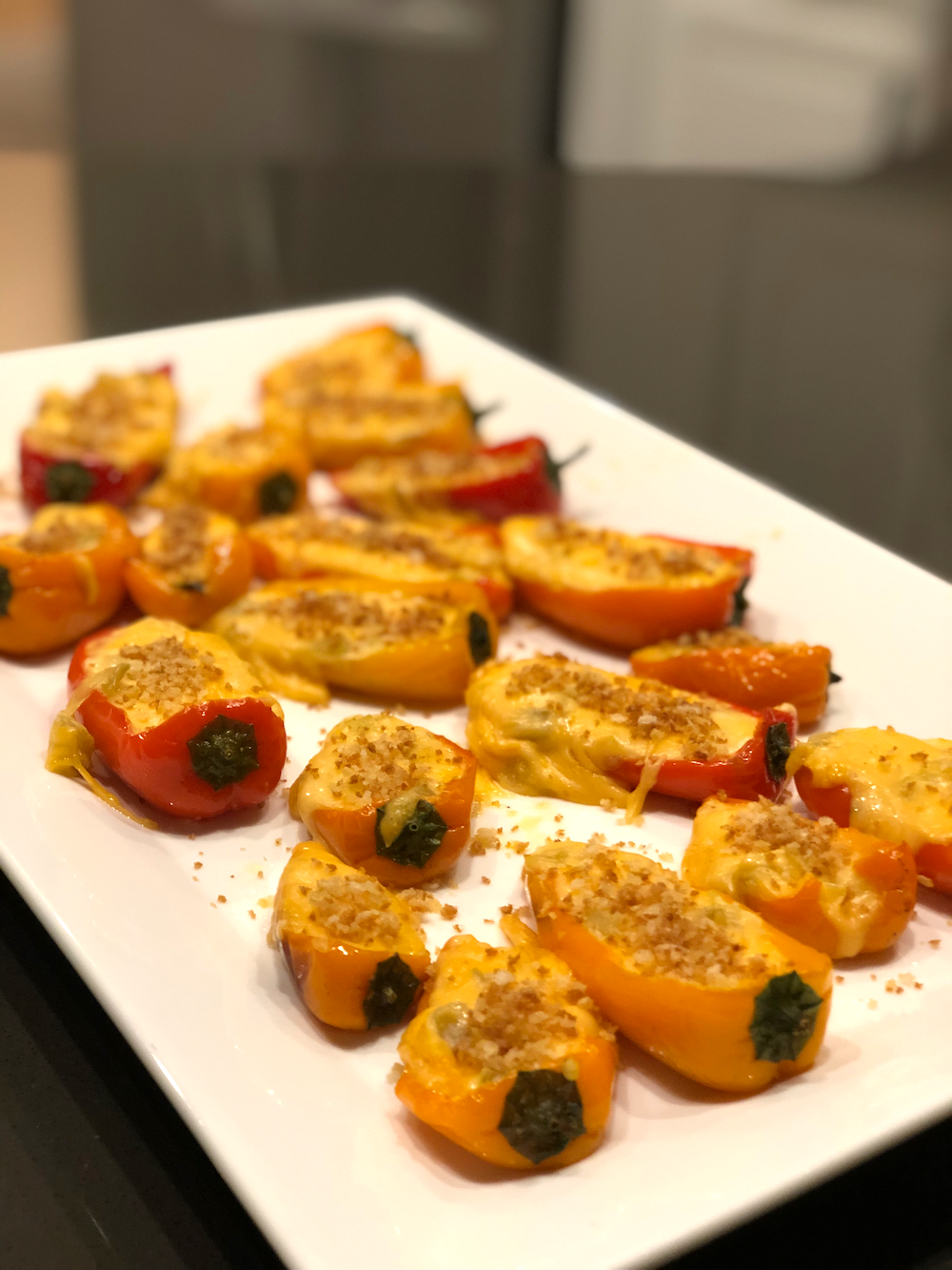 Queso Stuffed Mini Peppers – Fustini's Oils & Vinegars