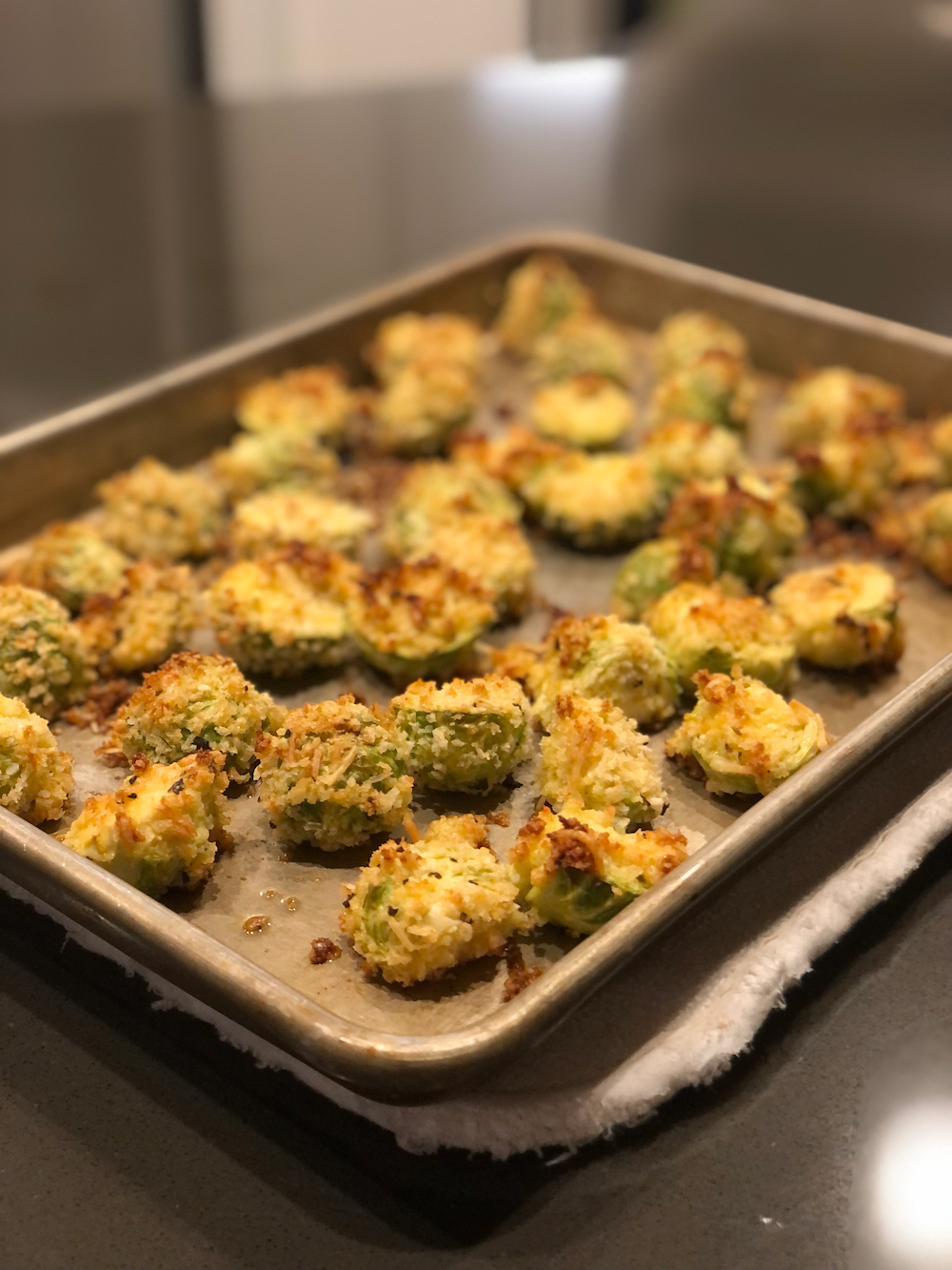 Parmesan Crusted Brussels Sprouts – Fustini's Oils & Vinegars