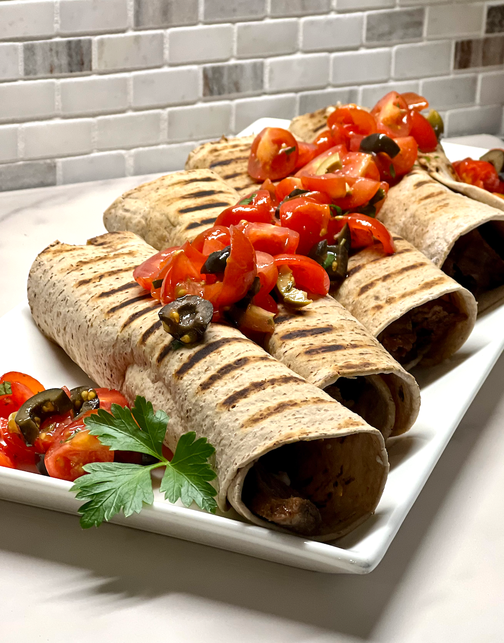 Grilled Italian Steak Wraps – Fustini's Oils & Vinegars