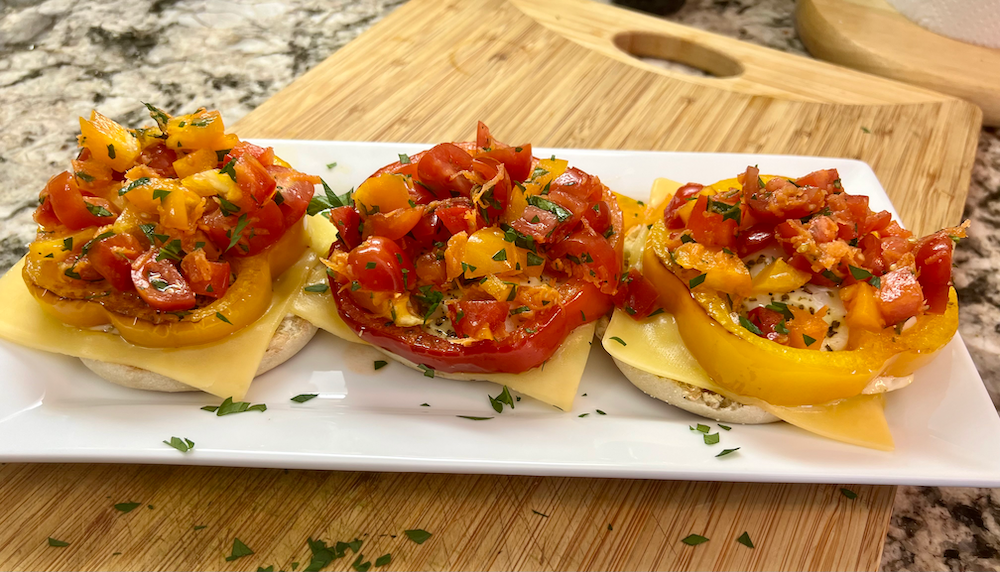 Egg Pepper Rings with Veggie Compote – Fustini's Oils & Vinegars