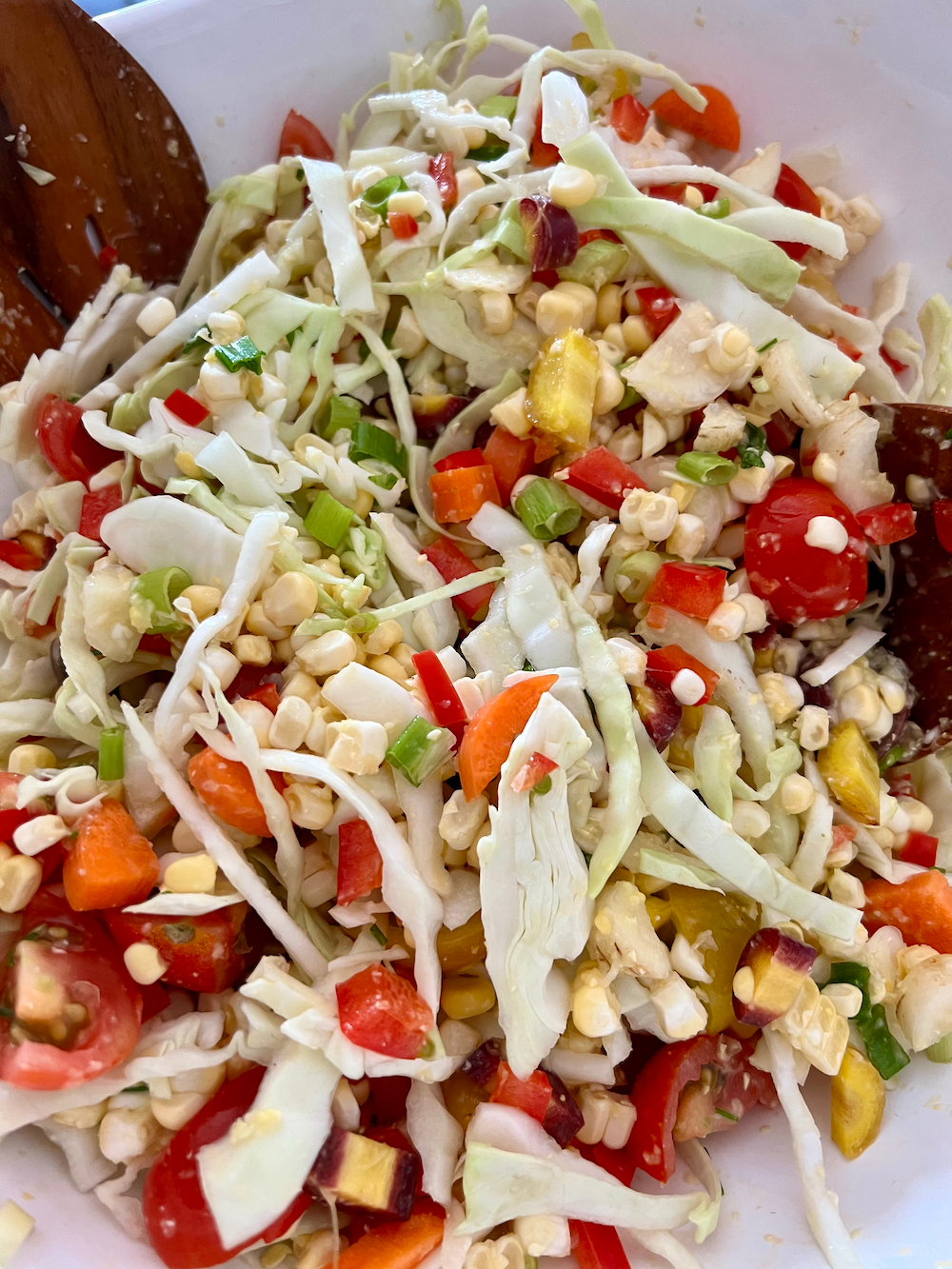 Summer Market Salad with Corn Vinaigrette – Fustini's Oils & Vinegars