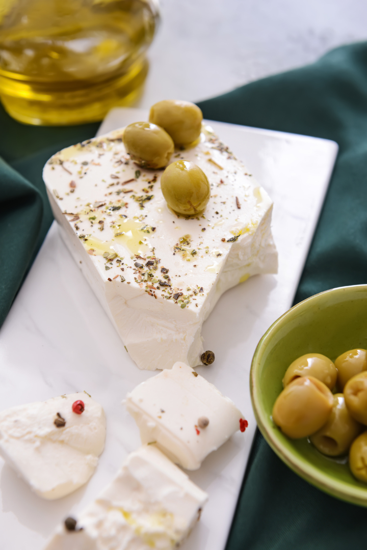 Whipped Feta & Cream Cheese with Green Olive Salsa Verde – Fustini's ...