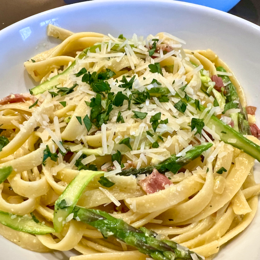 Asparagus Carbonara – Fustini's Oils & Vinegars